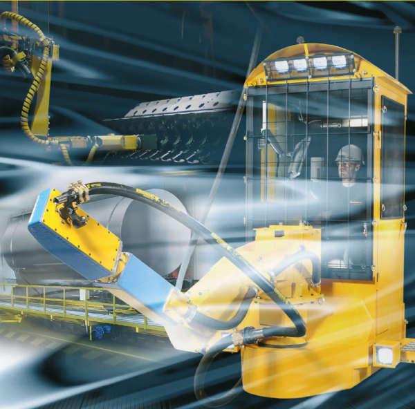 Blastman robotic blasting chamber for treatment of coaches - Blastman ...